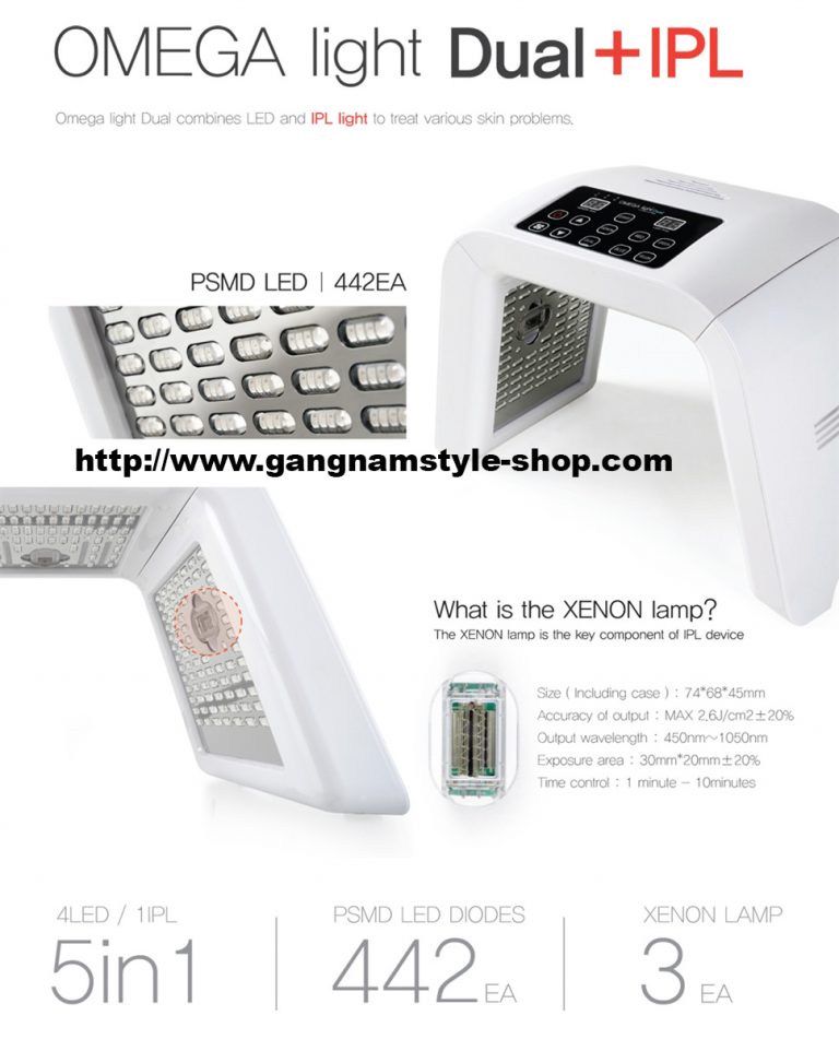 Omega dual led light with IPL for pdt photodynamic therapy & skin ...