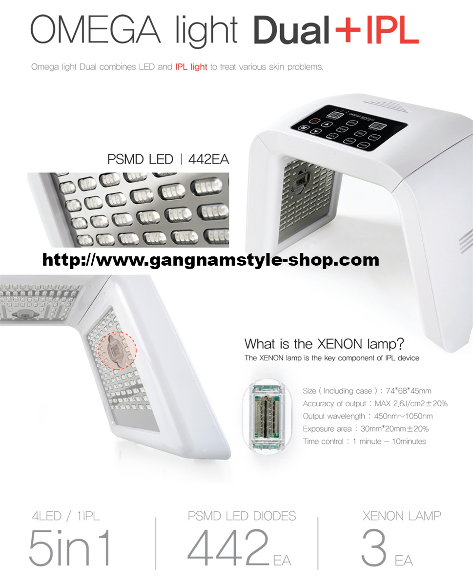 Omega dual led light with IPL for pdt photodynamic therapy & skin ...