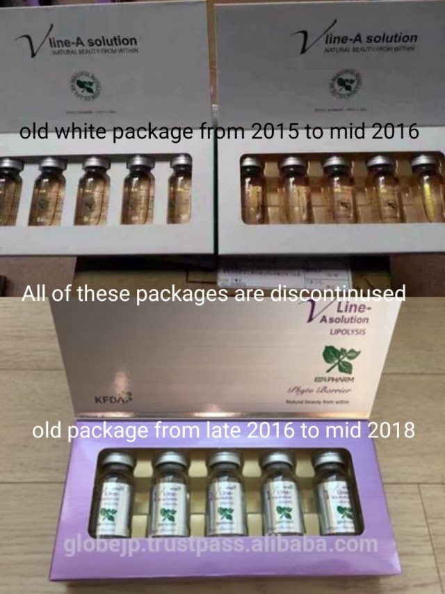 How to distinguish genuine Vline A solution lipolysis and fake products?